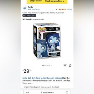 Funko | Toys | Funko Pop Tim Burtons Corpse Bride Victoremily And ...